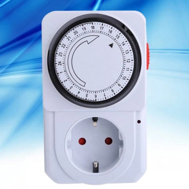 Timer Meccanico Plug In 24 Ore Timer Programmabile Per Lampade Lampade Eur 15 33 Picclick It