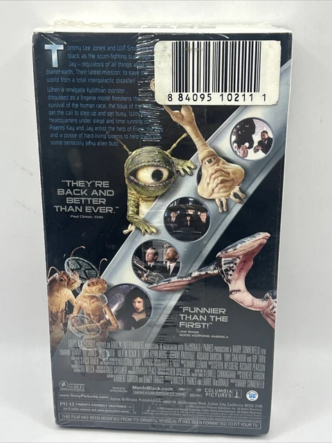 MEN IN BLACK MIB 2 II 2002 VHS Movie Will Smith Vintage New Sealed £9. ...