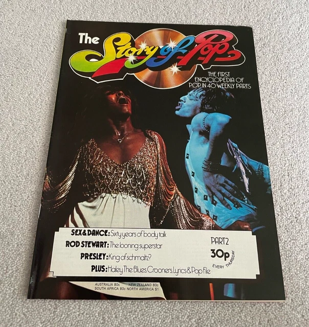 THE STORY OF Pop. Magazine. Issue 2. #2. Rod Stewart. Bill Haley. Elvis ...