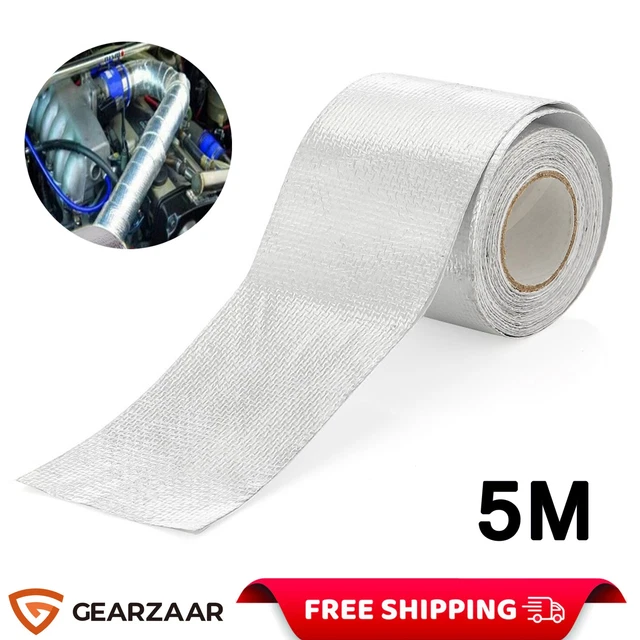 ALUMINUM REINFORCED HEAT Shield Resistant Wrap Exhaust Pipe Insulation ...
