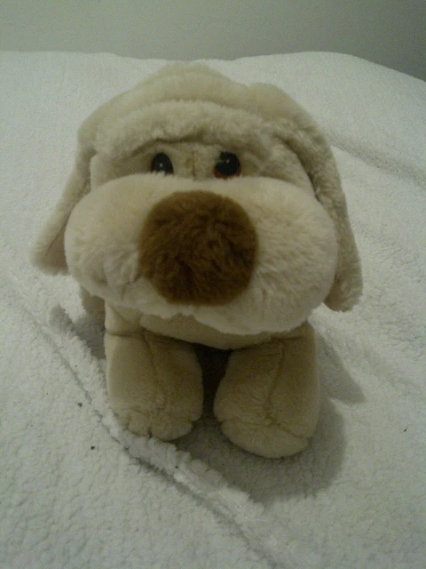 RARE RETIRED RUSS Berrie "Dimples" The Dog Soft Toy 7" Tall £9.00 ...