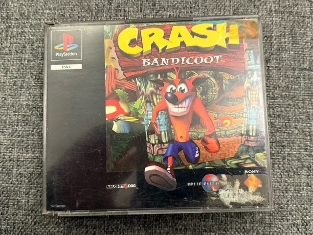 CRASH BANDICOOT SONY PS1 Game Big Box Black Label Complete £39.99 ...