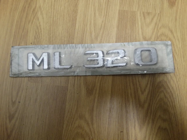 NEW ORIGINAL MERCEDES Benz 'Ml 320' Logo Trunk Lid Emblem A1648170915 ...