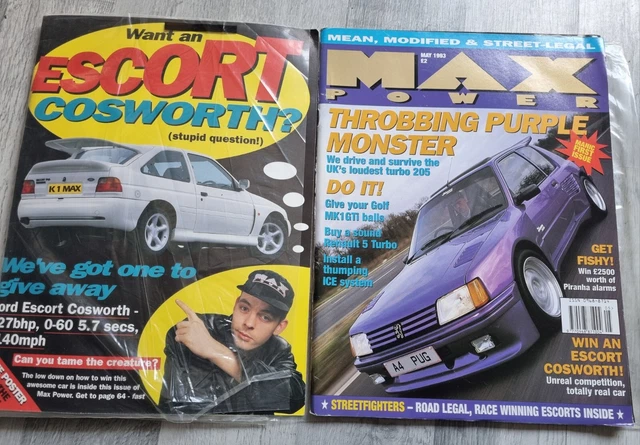 MAX POWER MAGAZINE May 1993 First Issue Including Brand New Baseball ...