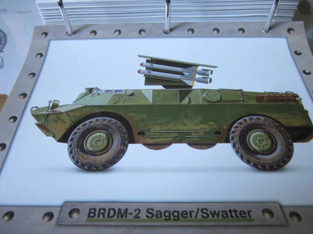 ARTILLERIE TYPENBLATT BRDM2 Sagger/Swatter UDSSR 1973 ...