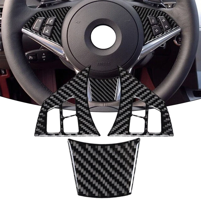 KIT DE GARNITURE de volant en fibre de carbone pour BMW Série 6 E63 E64 2004 20 EUR 20,03 ...