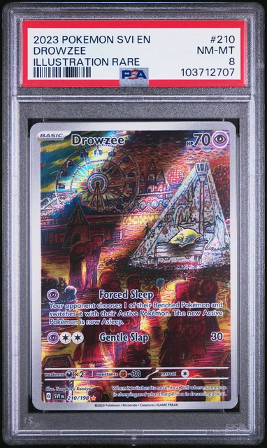2023 POKEMON SVI En-Scarlet & Violet Illustration Rare #210 Drowzee Psa ...