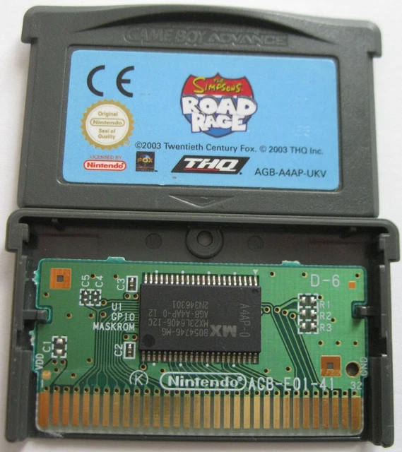 THE SIMPSONS ROAD rage authentique game boy advance nintendo ukv EUR 20 ...
