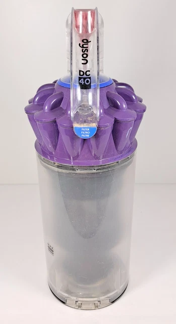 DYSON DC40 USED Bin and Cyclone Assembly Purple Canister With Filter £ ...