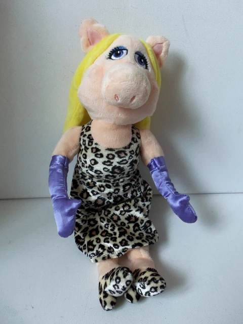 DISNEY MISS PIGGY Muppet Show Plush Soft Toy Pig Animal Figure Posh ...