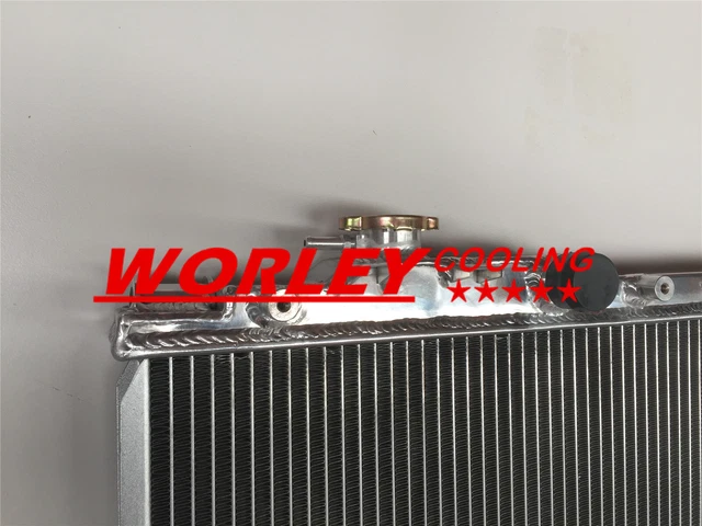 2ROW ALUMINUM RADIATOR & Fans for Toyota Celica ST205 GT4 3S-GTE 1994 ...