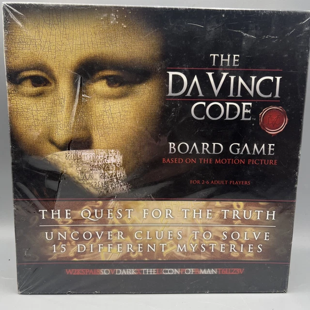 THE DAVINCI CODE Board Game 2-6 Players Quest For The Truth NEW Sealed ...