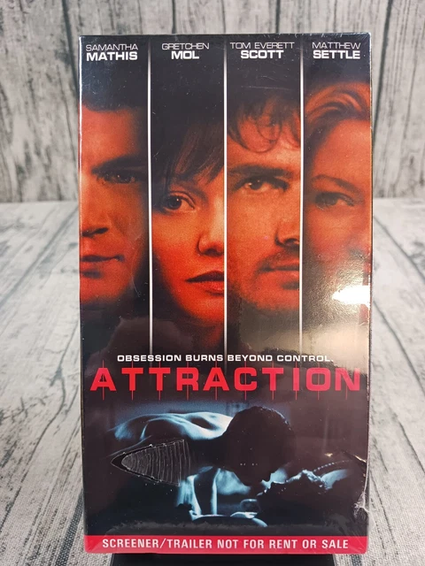 ATTRACTION (VHS, 2000, Screener) Samantha Mathis, Gretchen Mol - Brand ...