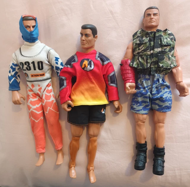 ACTION MAN BUNDLE X 3 Figures Vintage hasbro 1990s. £12.99 - PicClick UK