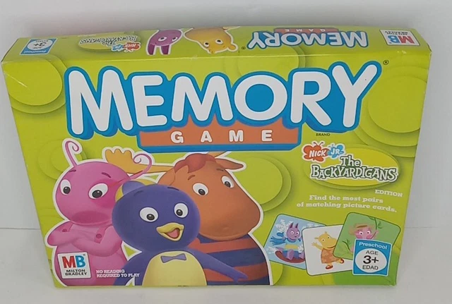 2005 NICK JR. The Backyardigans Memory Game In Box Milton Bradley ...