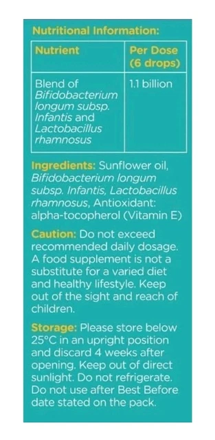 2 X COLIEF Multibiotic Drops Baby| 2 Probiotic Strains 8ml £16.13 ...