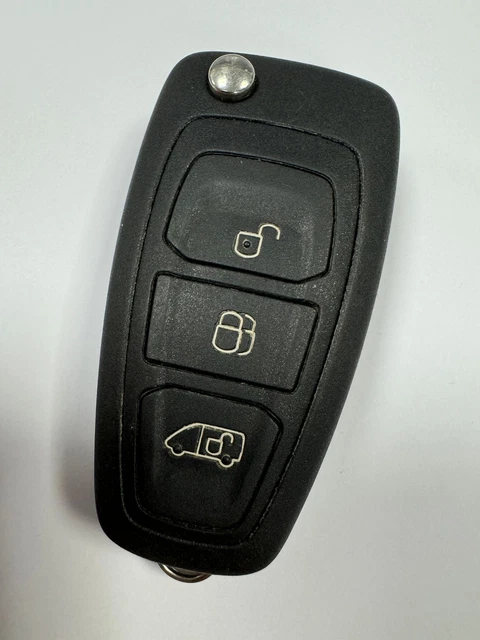 GENUINE FORD TRANSIT Custom 3 Button Remote Flip Key Fob Tested. Gk2T ...