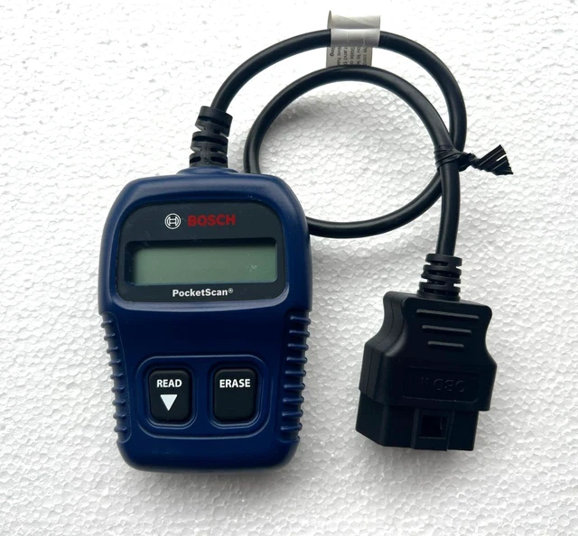 BOSCH POCKET SCAN OBD1000 OBD2 Code Reader Reads & Erase Engine Light ...