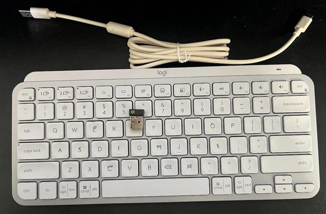 LOGITECH MX KEYS Mini Wireless Keyboard + Logi Bolt USB Wireless ...