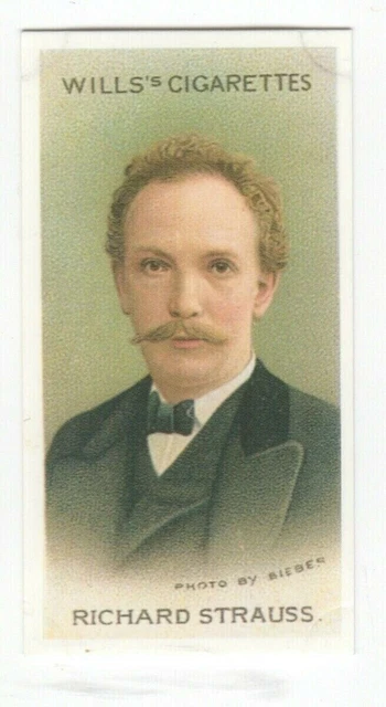 MUSICAL CELEBRITIES 1997 Reproduction of 1912. Richard Stauss, Germany ...