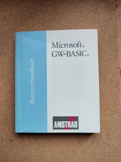 ORIGINAL ARMSTRAD MICROSOFT GW - Basic Benutzerhandbuch EUR 2,00 - PicClick DE