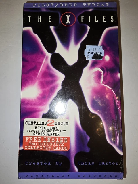 THE X FILES Pilot/Deep Throat VHS Tape Factory Sealed New £11.50 ...