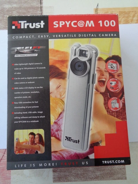 TRUST. CAMERA SPYCAM 100. Appareil Pilote Numerique Pour Faire 150 ...