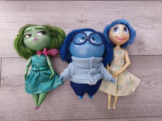 DISNEY STORE INSIDE Out Talking Sadness, Disgust, Joy Figure Pixar New ...