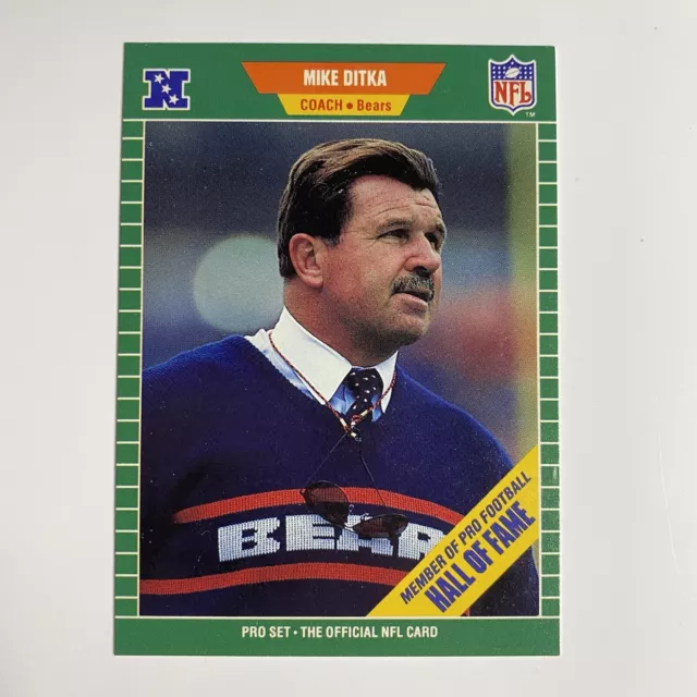 1989 PRO SET Mike Ditka Chicago Bears #53 HALL OF FAME Chicago Bears ... 1989 PRO SET Mike Ditka Chicago Bears #53 HALL OF FAME Chicago Bears ...