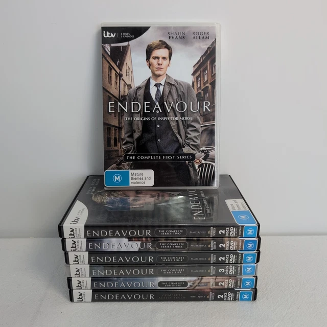 ENDEAVOUR SEASONS 1-7 (DVD) Region 4 ITV Series 1 2 3 4 5 6 7 £23.86 ...