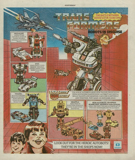 VINTAGE TRANSFORMERS ROBOT Toy Print Ad 1980s Original c £23.58 ...