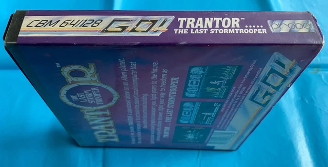 TRANTOR - LE Last Tempête Trooper Jeux Disque pour Commodore C 64/C128 ...