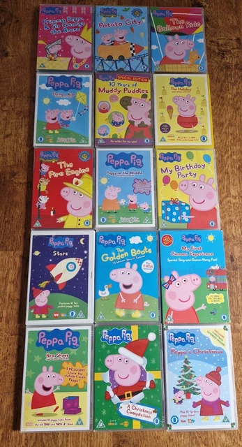 X PEPPA PIG ULTIMATE DVD COLLECTION 15 DVDs ALL GOOD CONDITION OVER 14 ...