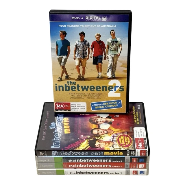 THE INBETWEENERS THE Complete Series 1-3 + Movies 1 & 2 DVD Set ...
