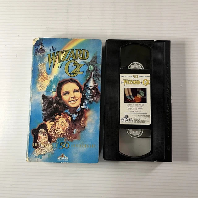 THE WIZARD OF Oz (VHS, 2008, 50th Anniversary Edition) Bifold w ...