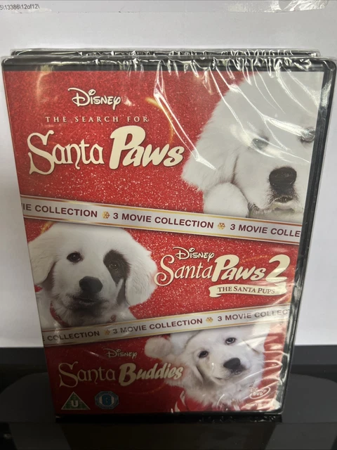 SANTA PAWS TRIPLE DVD The Search for Santa Paws / Santa Paws 2 / Legend ...