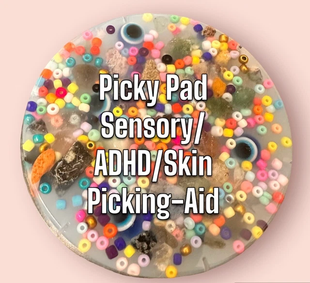 CRYSTAL PICKY PAD Fidget, Skin Picking Fidget Toys, Stimming Skin ...