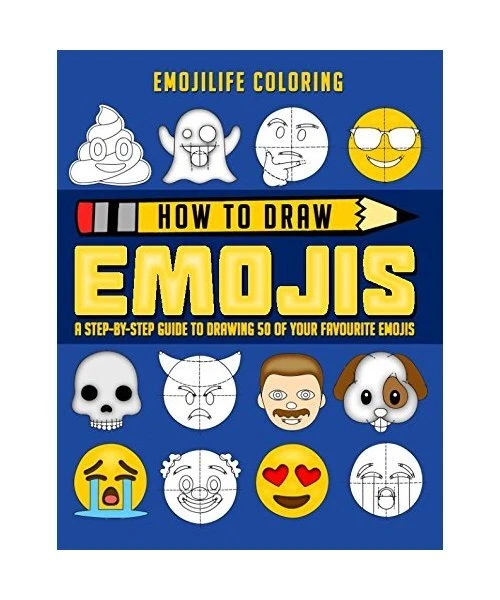 HOW TO DRAW Emojis: A Step by Step Guide to Drawing 50 of Your ...