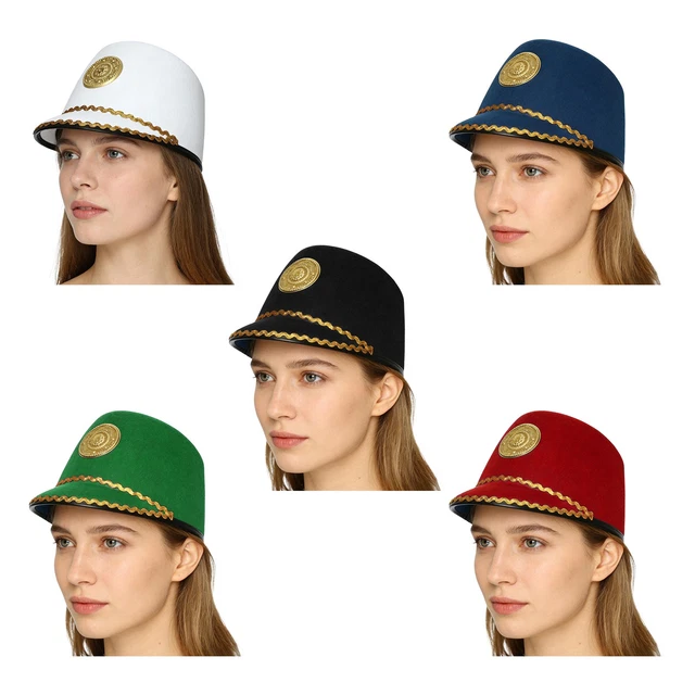 1PCS ADULTS MARCHING Band Hat Role Play Soldier Hat Cosplay Comfortable ...