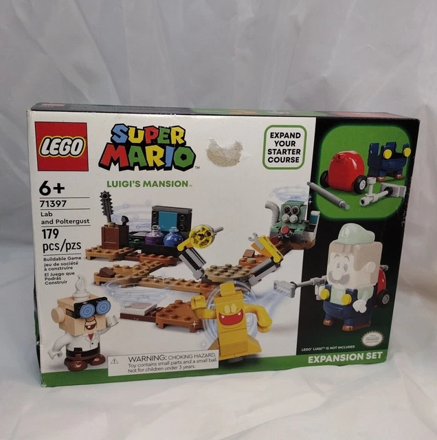 LEGO SUPER MARIO: Luigi’s Mansion Lab and Poltergust Expansion Set ...