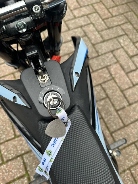 KIDS ELECTRIC DIRT Bike FALCON DB800 800W 36V - Blue £150.00 - PicClick UK