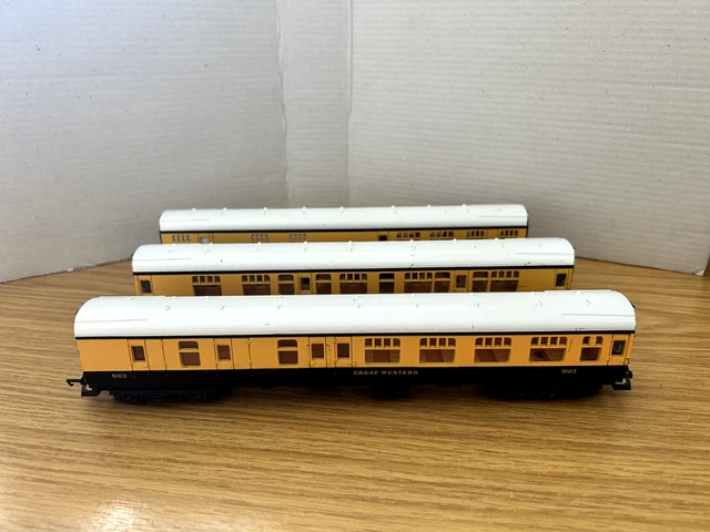 3 X LIMA 00 Gauge BR Great Western Region Mk1 Coaches £25.12 - PicClick UK