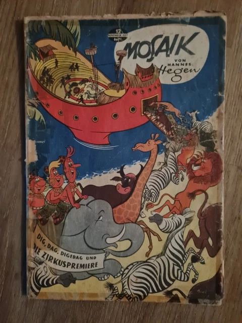 MOSAIK COMIC HEFT Nr.12 (Hannes Hegen 1957) EUR 1,00 - PicClick DE