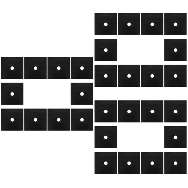 30 PCS PTFE Gas Stove Burner Liners Oil-proof Gas Range Protective Covers £36.78 - PicClick UK