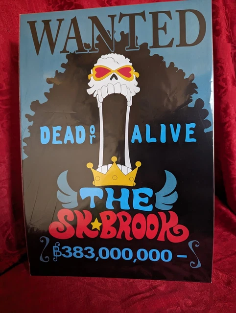 ONE PIECE WANTED BOUNTY POSTER SK BROOK|anime|manga|A3 EUR 11,58 ...