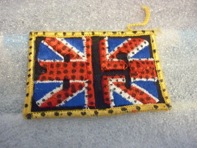 ORIGINAL ALT / vintage 70's 80's UK UNION JACK 7 x 5 cm patch ...