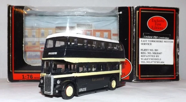 EFE/WAKEYMODELS EAST YORKSHIRE Leyland Pd2 (Mkh407) D/D Bus 4Mm 1:76 ...