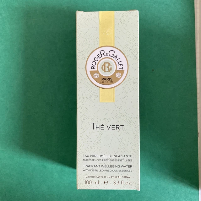 ROGER GALLET THÉ Vert Eau Parfumée Vapo 100ml Neuf EUR 20,00 - PicClick FR
