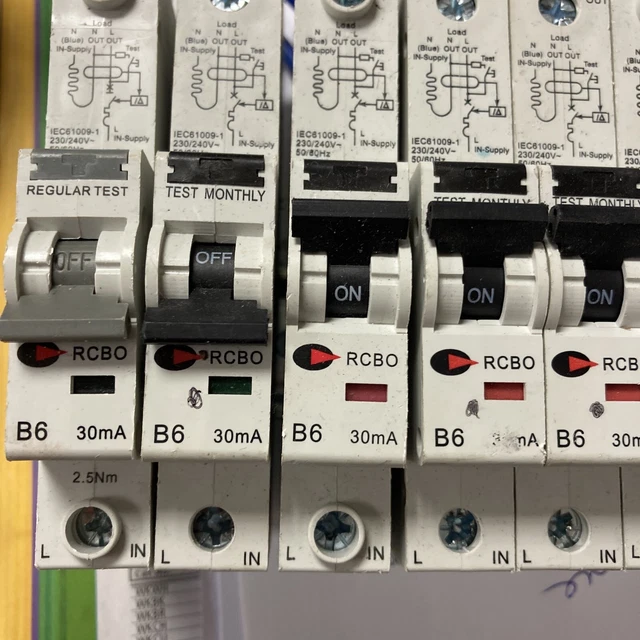 LEWDEN CONTROL GEAR Direct CGD 30mA RCBO Circuit Breakers 30mA "B ...