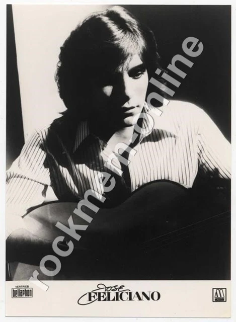 JOSE FELICIANO BELLAPHON Motown Rec Co. Promo Photo 8/6/82 £14.75 ...